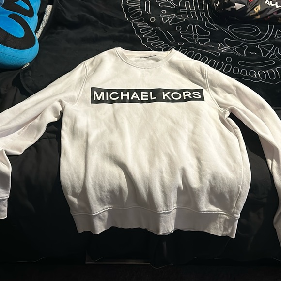 Michael Kors | Sweaters | White Mk Sweater | Poshmark